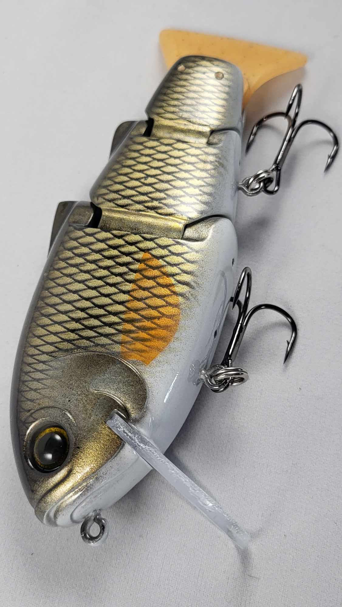 3 Piece Wake Golden Shiner – M.D. Custom Swimbaits